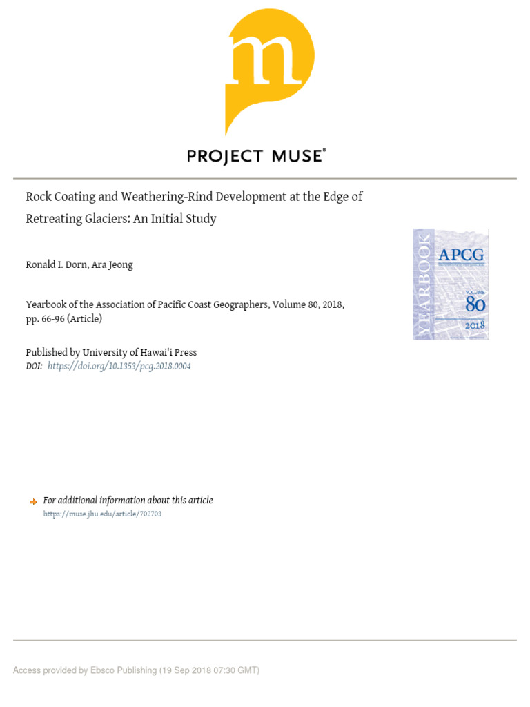 Rock Coating and Weathering Rind Dorn 2018 | PDF | Glacier | Weathering