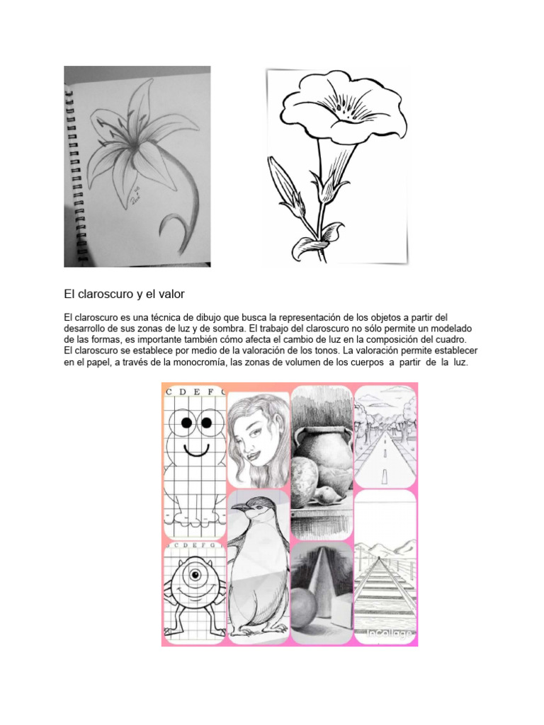 Técnicas y valores del claroscuro | PDF | Arte