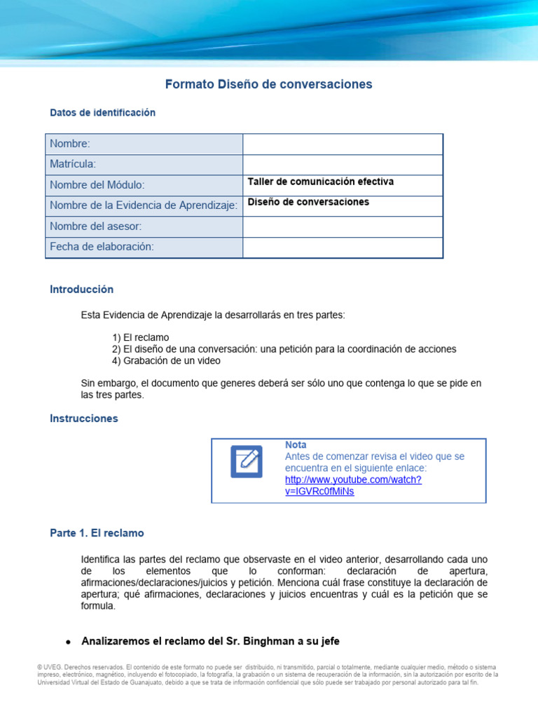 Diseño de Conversaciones | PDF