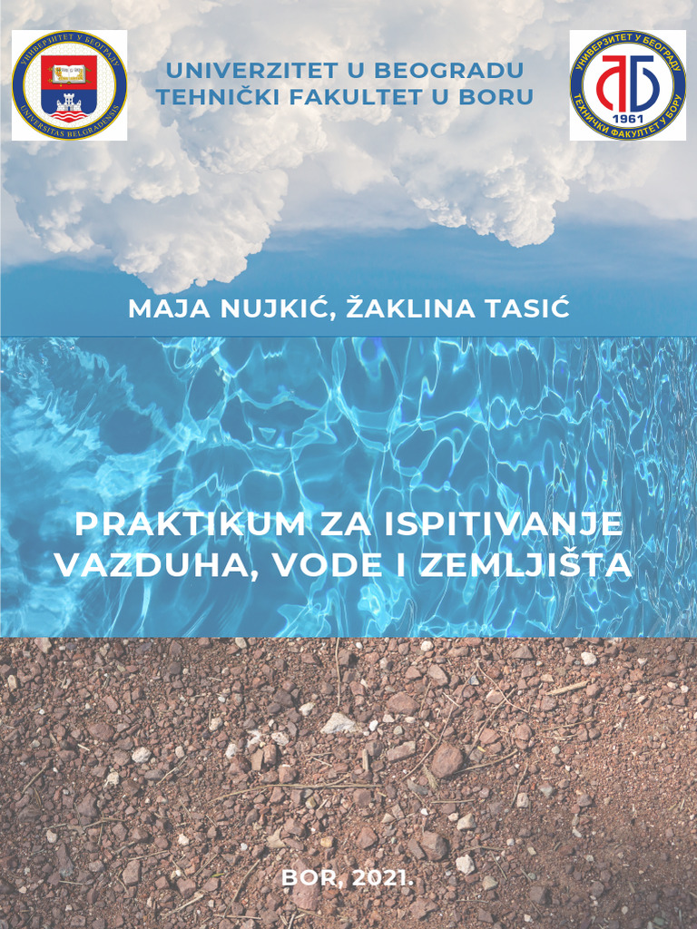Praktikum Za Ispitivanje Vazduha, Vode I Zemljišta | PDF