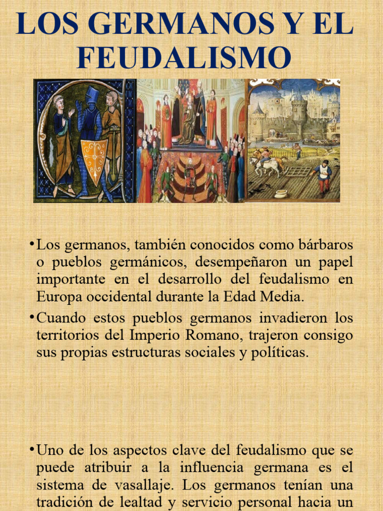 Los Germanos y El Feudalismo. | PDF | Feudalismo | Edades medias