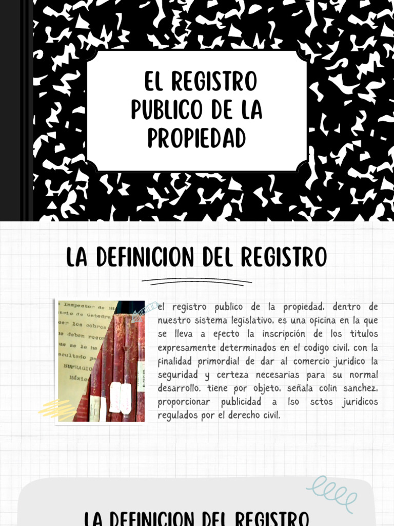 El Registro Publico de La Propiedad | PDF | Propiedad | Bienes raíces