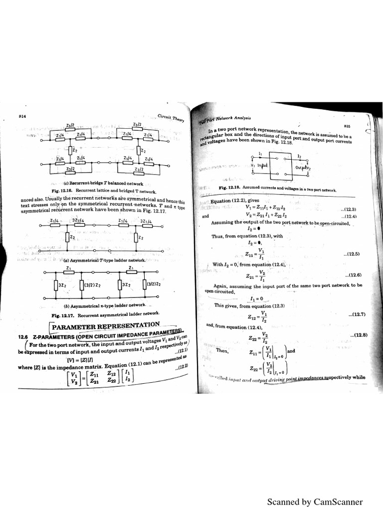 2 Port Network (K.M. Soni) | PDF