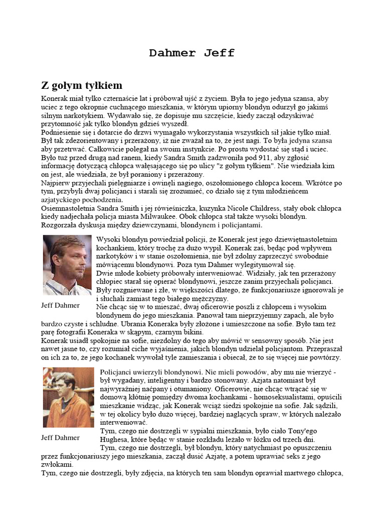Dahmer Jeff | PDF