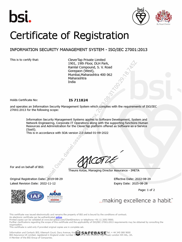 Iso 27001 - 2025 | PDF | Information Security | Software As A Service