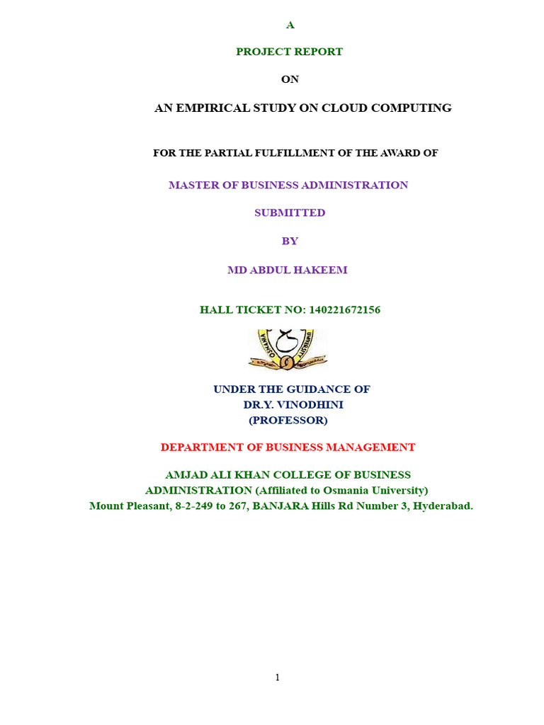 Abdul Hakeem (Cloud Computing) Final Cut | PDF | Cloud Computing | Computing
