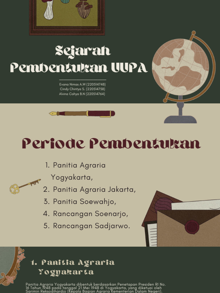 Sejarah Pembentukan UUPA | PDF