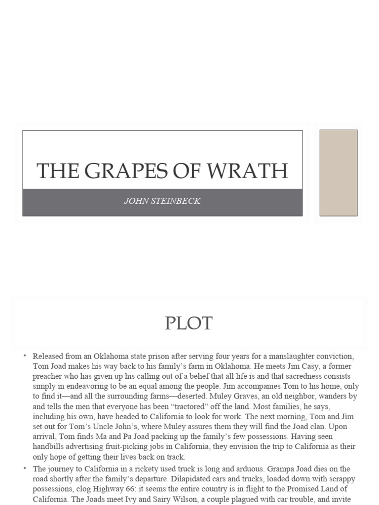 The Grapes of Wrath | PDF