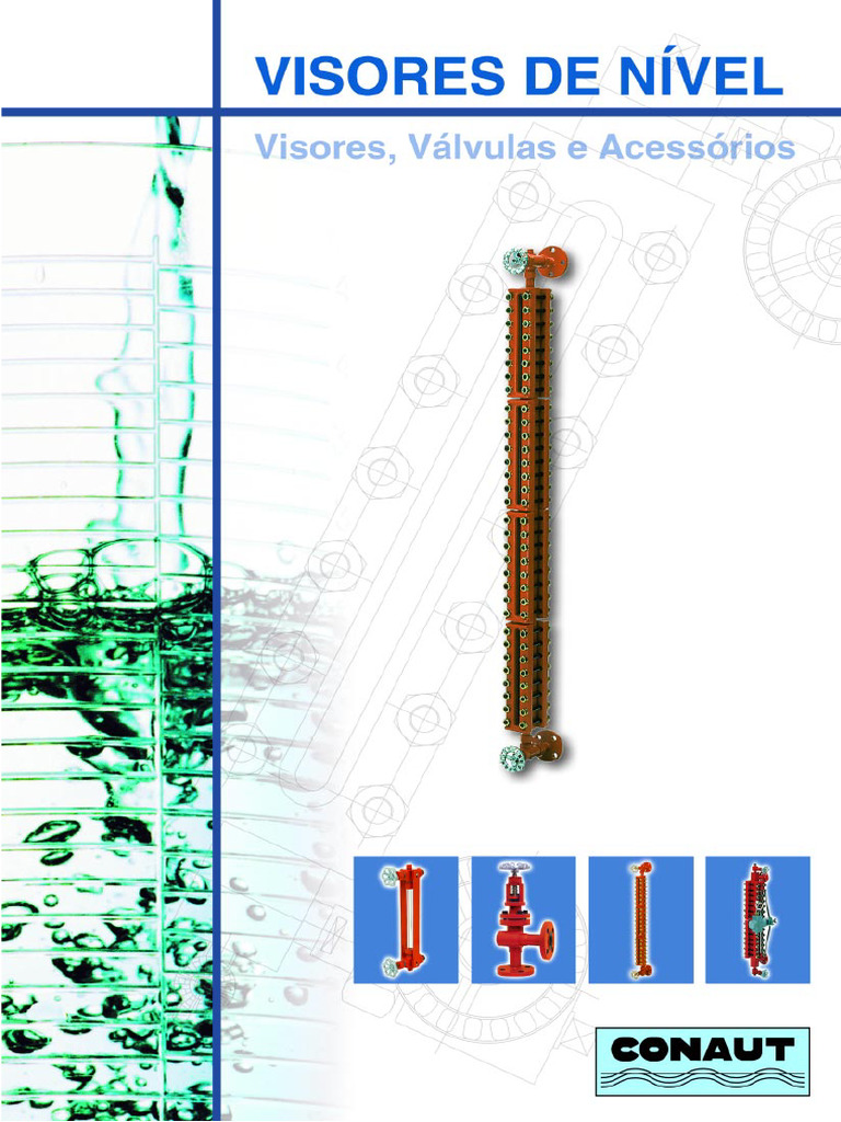 Visor de Nível Conaut | PDF | Válvula | Lâmpada incandescente