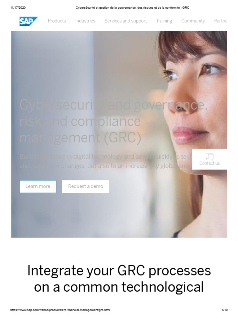 Cybersécurité et gestion de la gouvernance, des risques et de la conformité _ GRC | PDF ...
