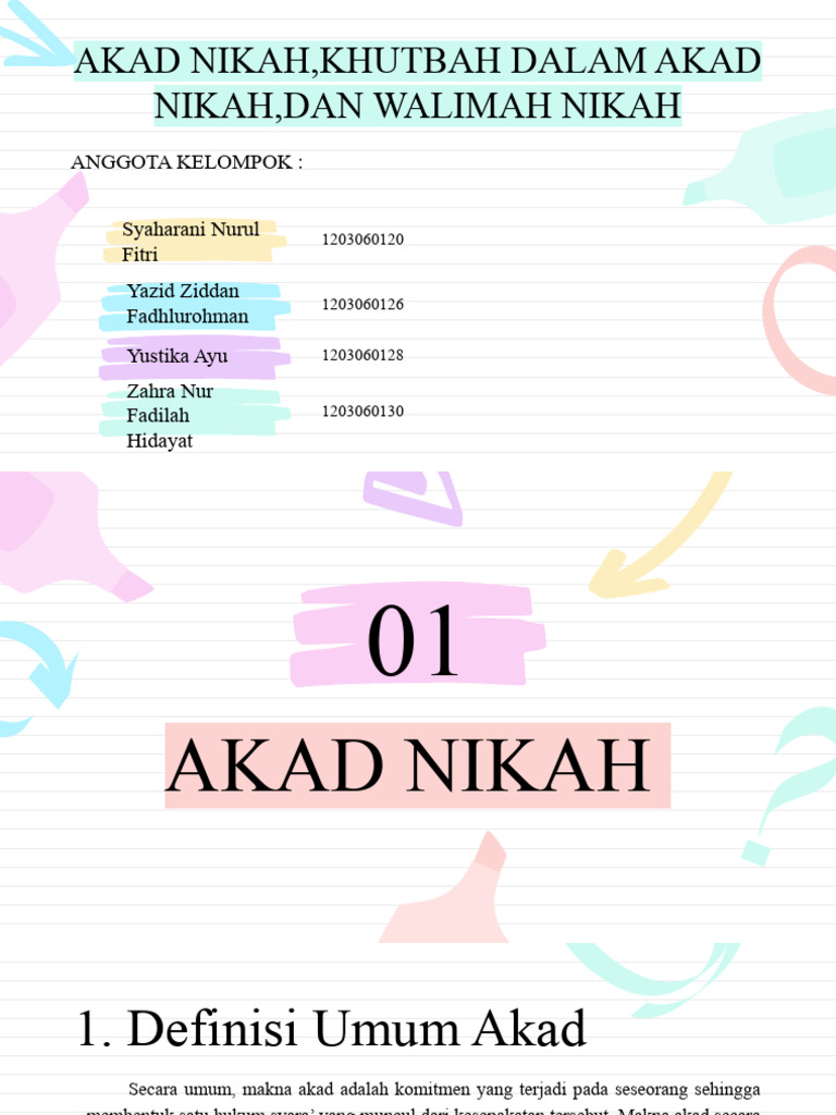 Adab dan Hukum Walimah Nikah | PDF