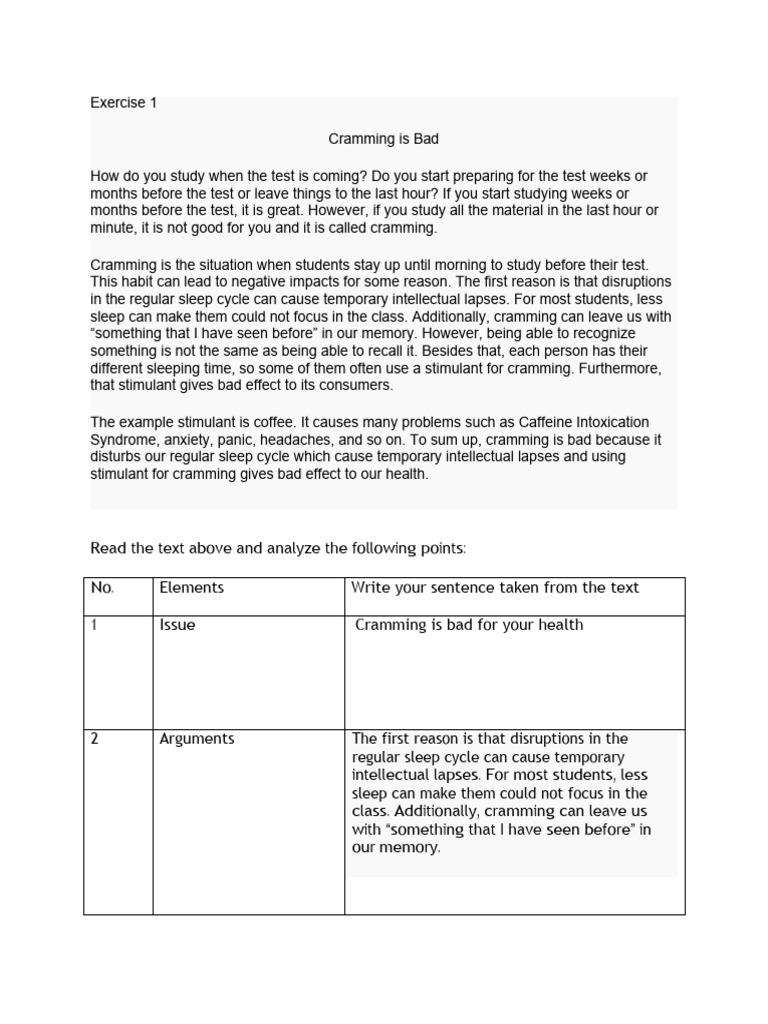 Exposition Text Exercise Zenowsky | PDF | Formaldehyde | Sleep