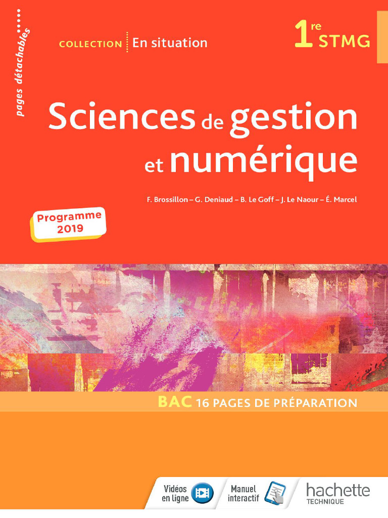 Sciences de Gestion & Numérique 1ère STMG | PDF
