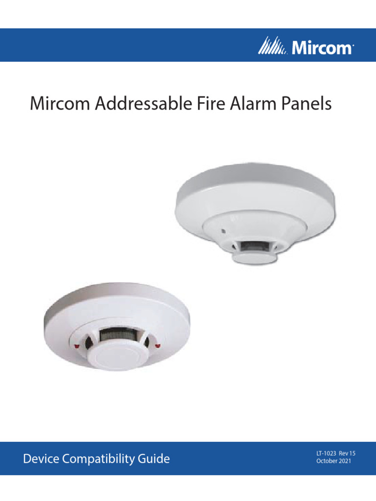 LT-1023 Device Compatiblity Guide - Mircom Addressable Panels Rev 15 ...