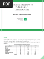 Ofő-I Tanmenet 7. Osztály | PDF
