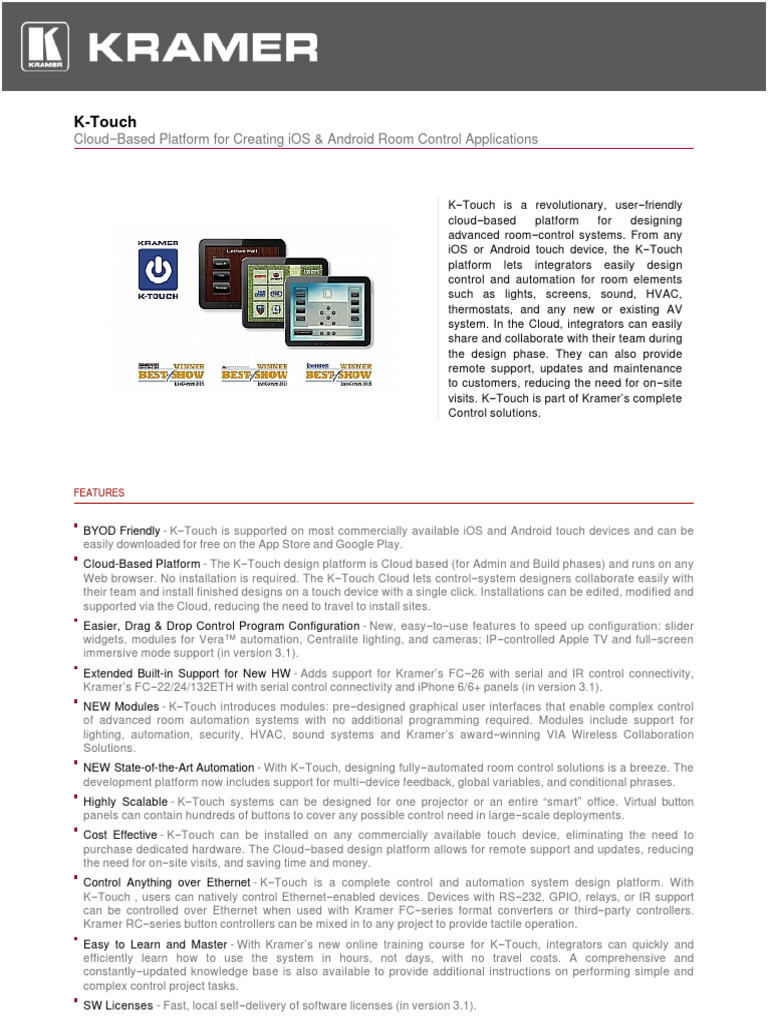 K Touch | PDF | Ios | Android (Operating System)