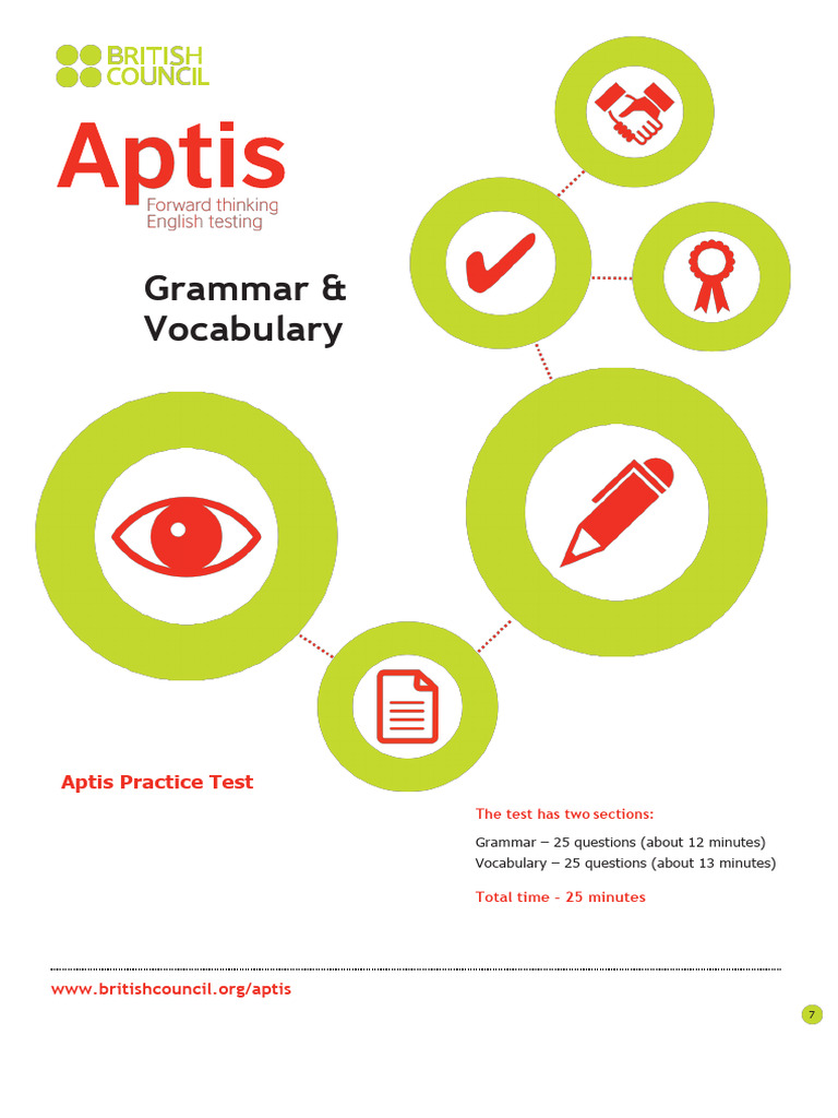 Core Test 1 Aptis | PDF