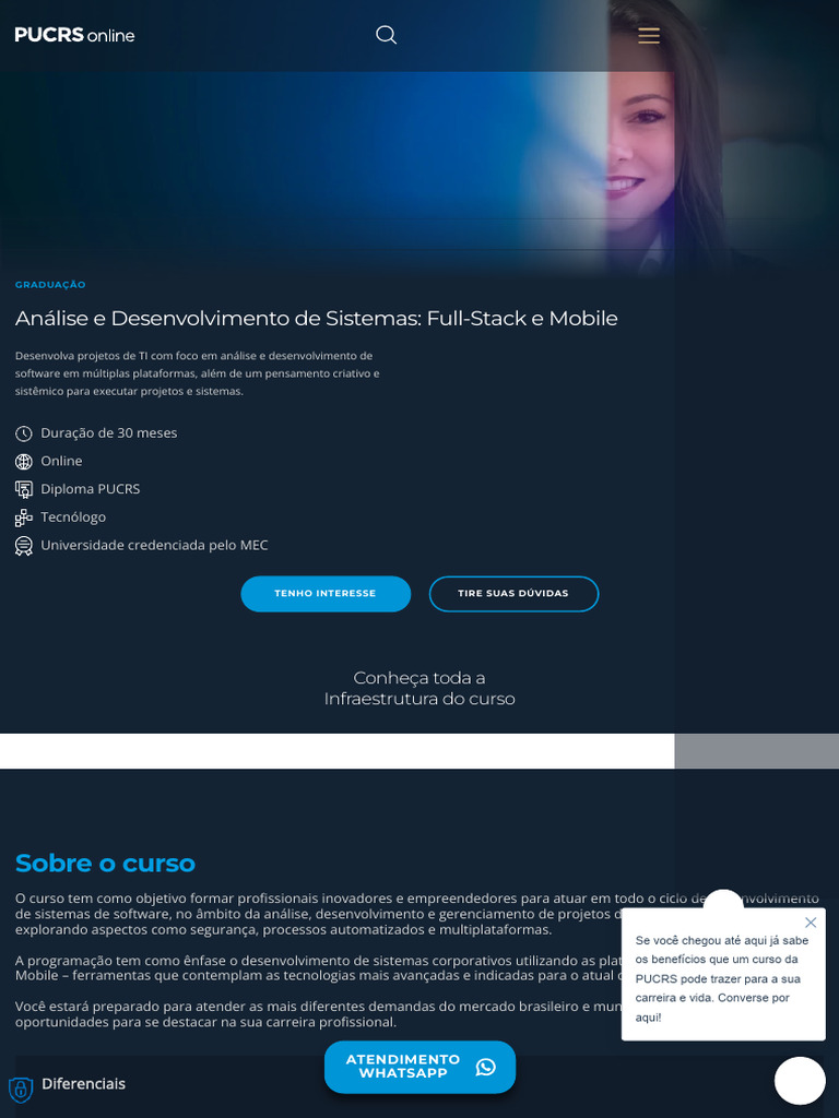 Análise e Desenvolvimento de Sistemas - Full-Stack e Mobile | PDF ...