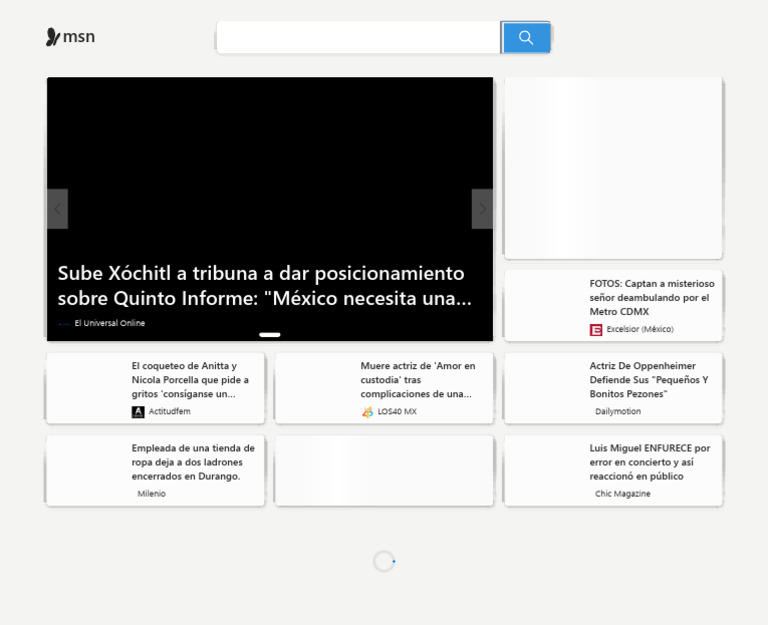 Hotmail, Noticias, Deportes y Entretenimiento, Economía MSN México | PDF