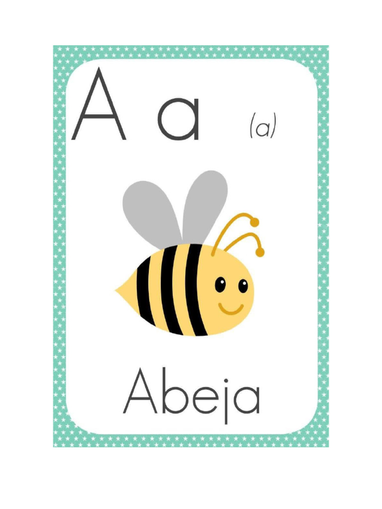 Abecedario Ilustrado | PDF