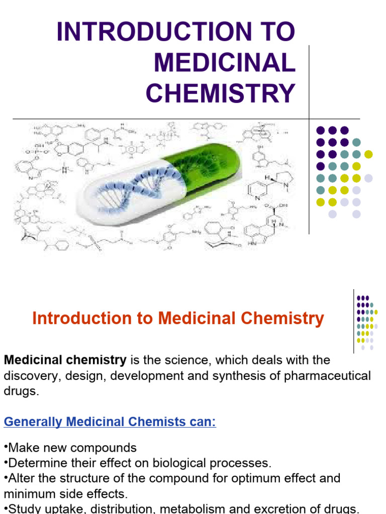 Introduction to Medicinal Chemistry | PDF | Isomer | Intermolecular Force