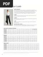 F&F Clothing Size Guide | PDF | Clothing | Softlines (Retail)