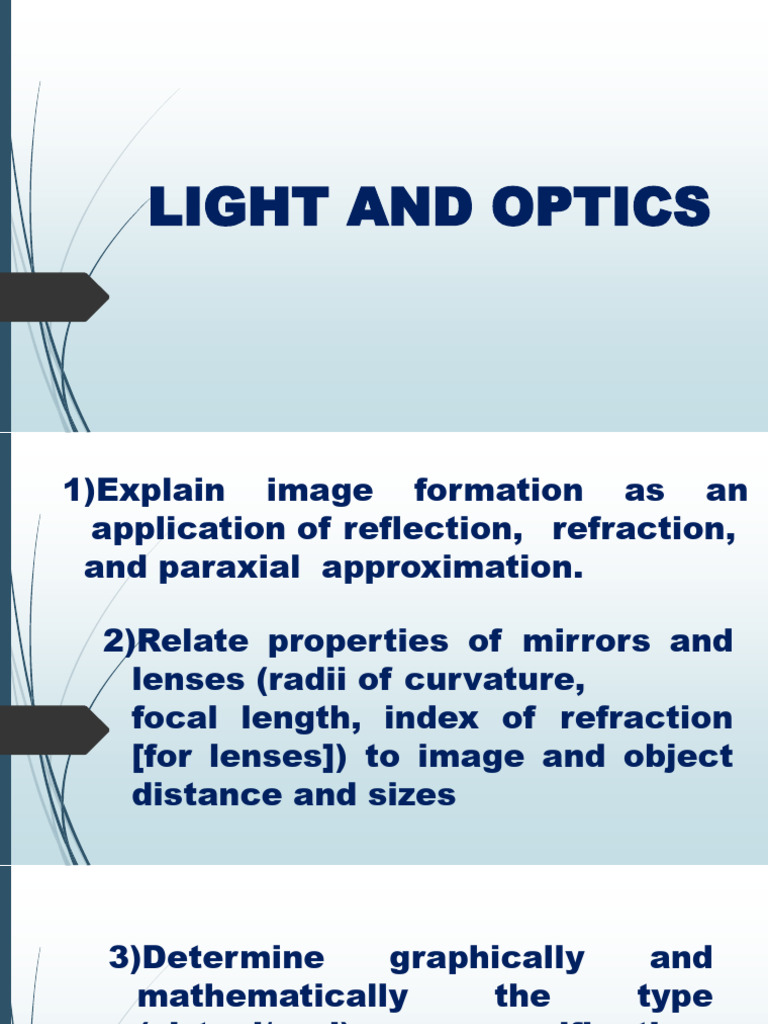 011 - Light and Optics - 1-1 | PDF | Optics | Electrodynamics