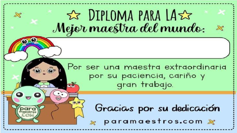 A La Mejor Maestra | PDF