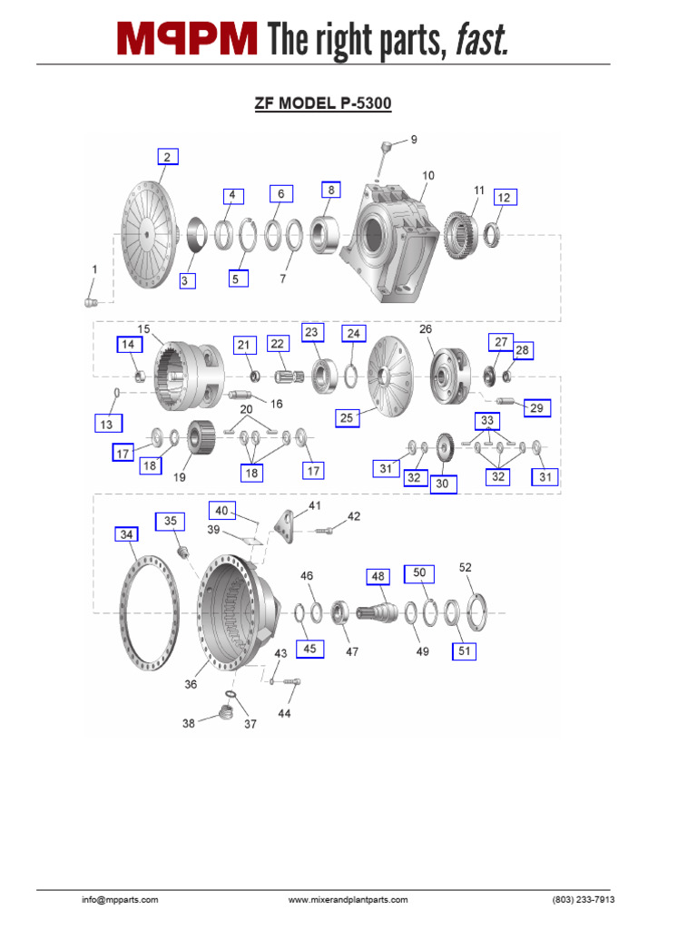 ZF Model P-5300 | PDF | Manufactured Goods | Mechanical Engineering