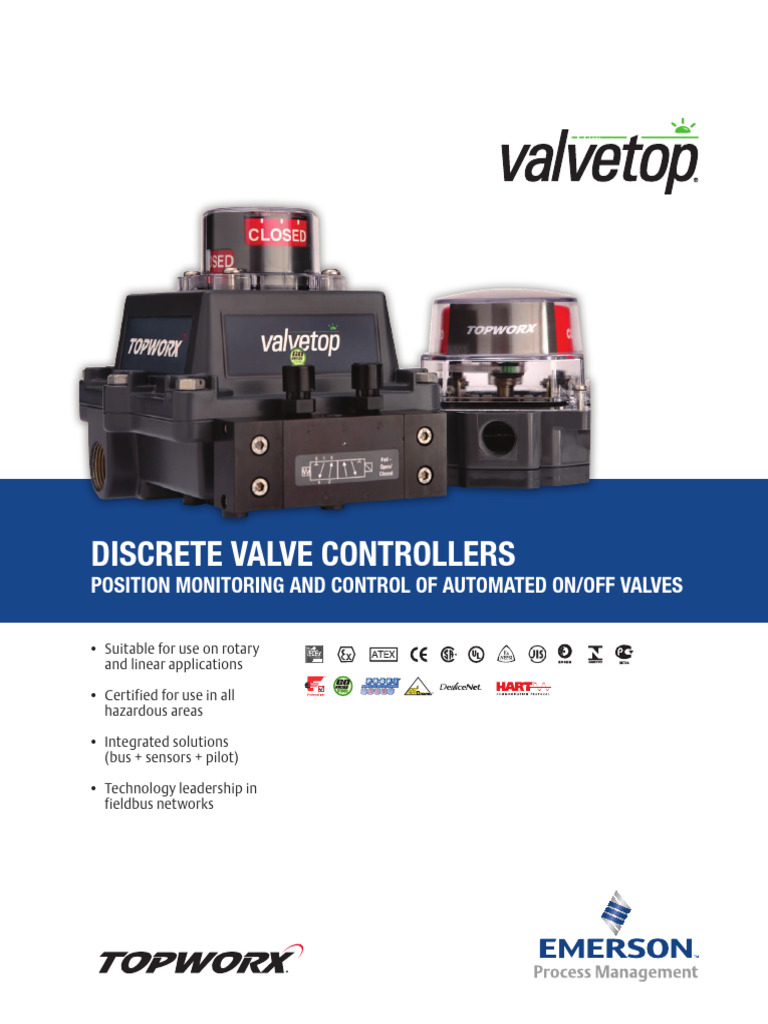 Topworx Valvetop | PDF | Switch | Valve