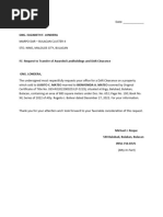 Request Letter To Assessors Office | PDF | Public Law | Common Law