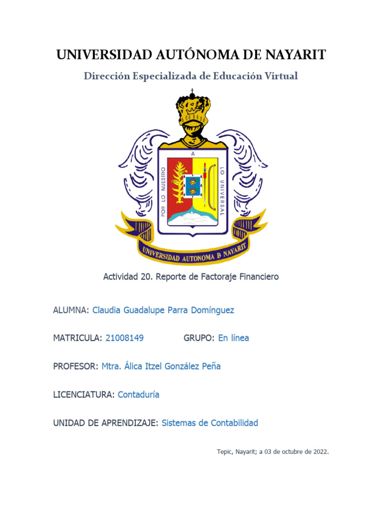 Guía Completa sobre Factoraje Financiero | PDF | Factoring (Finanzas ...