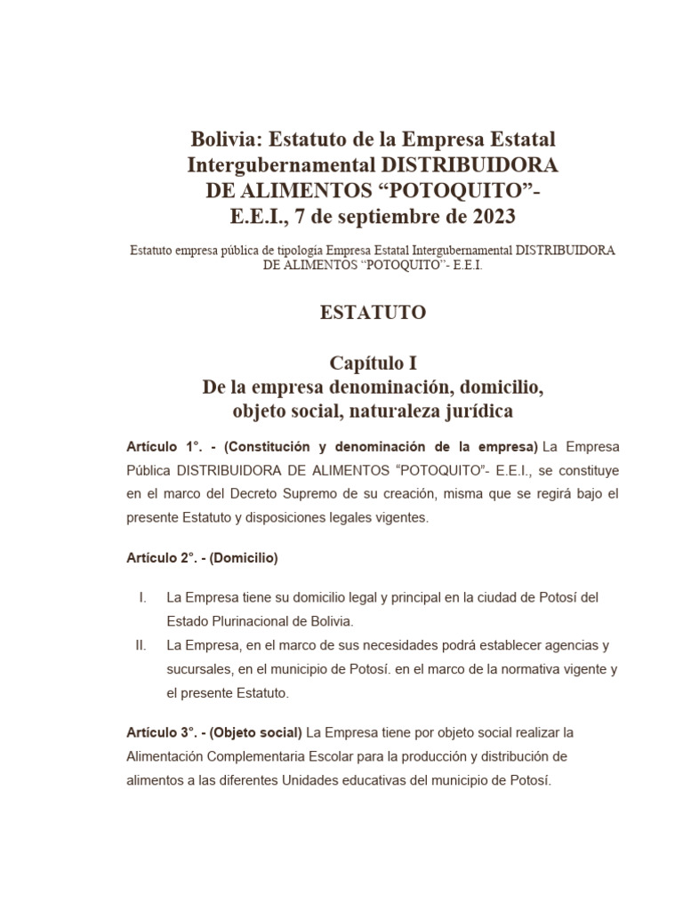 E Statuto | PDF | Arbitraje | Business