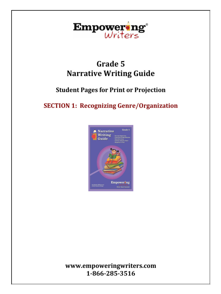 Grade 5 - Narrative Writing Homework | PDF | Farmer | Agriculture