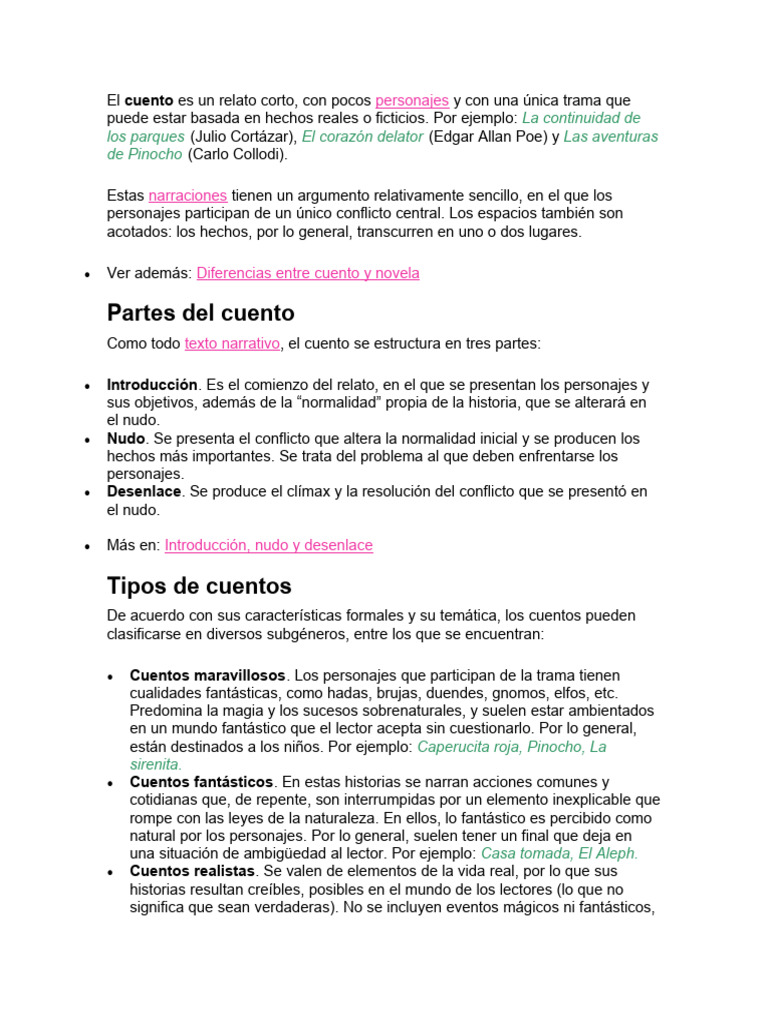 Resumen Del Cuento | Descargar gratis PDF | Cuentos | Narración