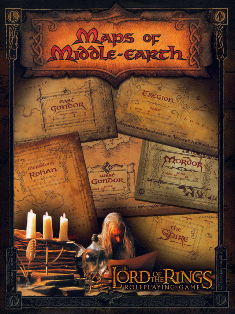 The Lord of The Rings RPG Decipher Maps of Middle Earth Vol I | PDF