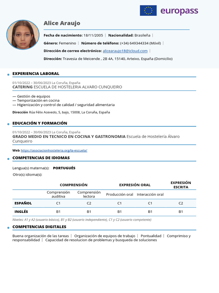 CV - Alice Araujo 2023 | PDF