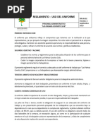 Manual de Uso Uniformes | PDF
