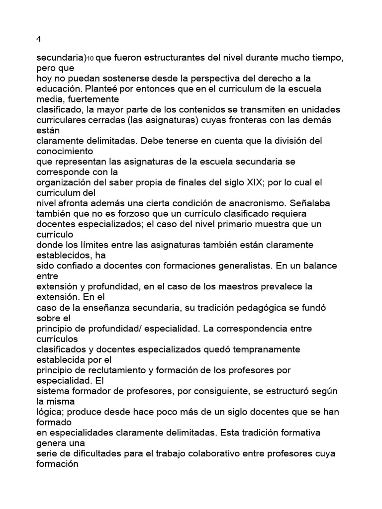 Terigi | PDF | Enseñando | Plan de estudios