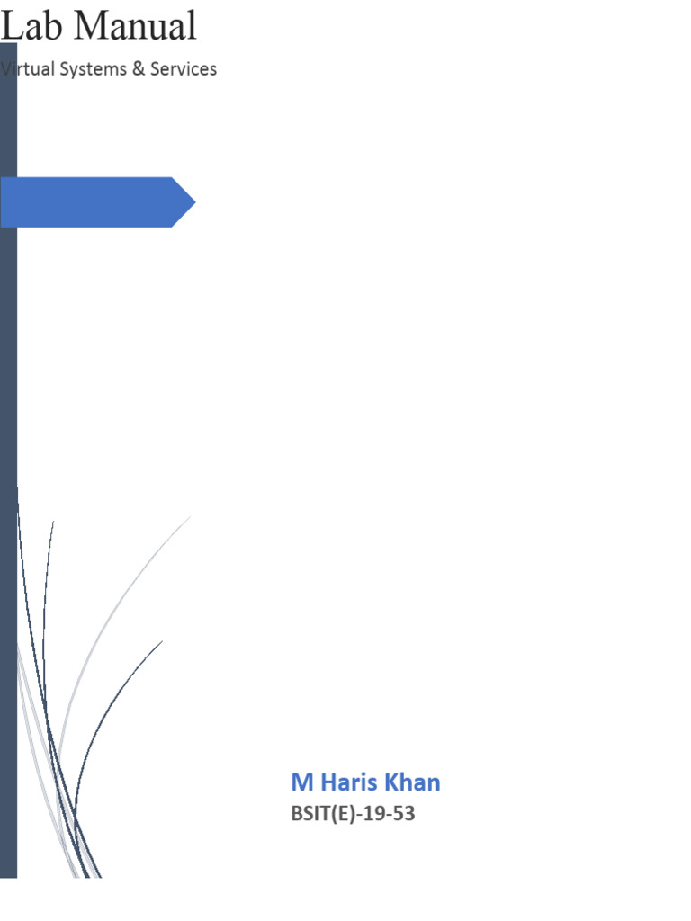 Lab Manual 1 | PDF | Virtual Machine | Operating System Lab Manual 1 | PDF | Virtual Machine | Operating System