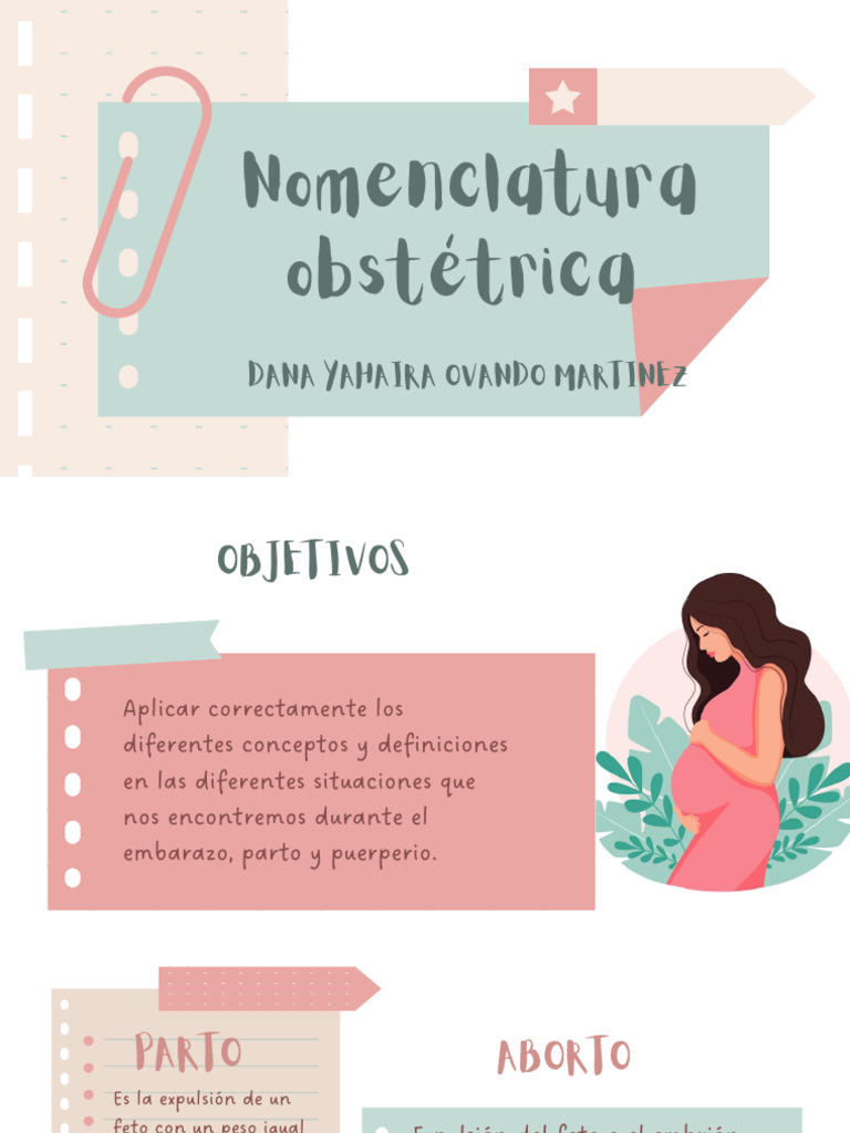 Nomenclatura Obstétrica | PDF | Parto | Pelvis