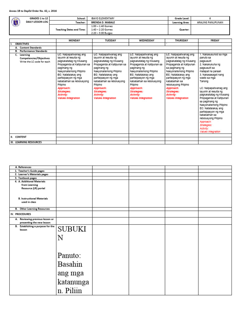 Ap-6 - Q1 - Week 3 | PDF