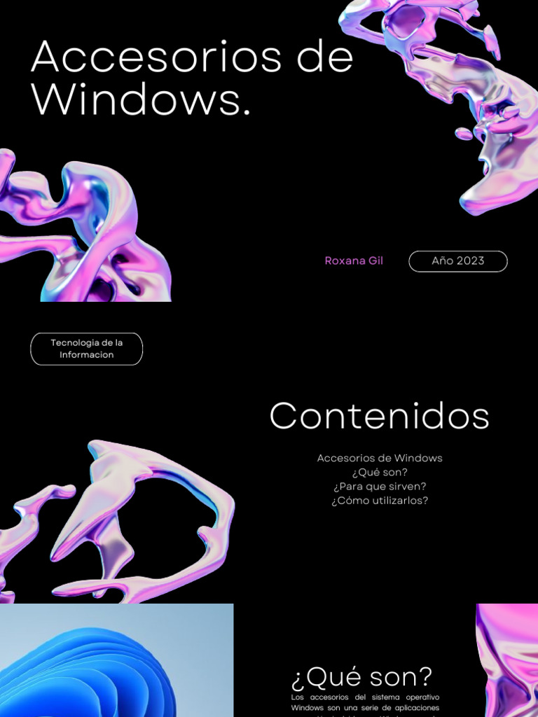 Roxana Gil | PDF | Microsoft Windows | Ingeniería Informática
