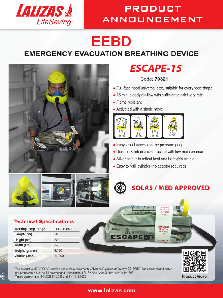 Brochure EEBD | PDF | Equipment | Underwater Diving