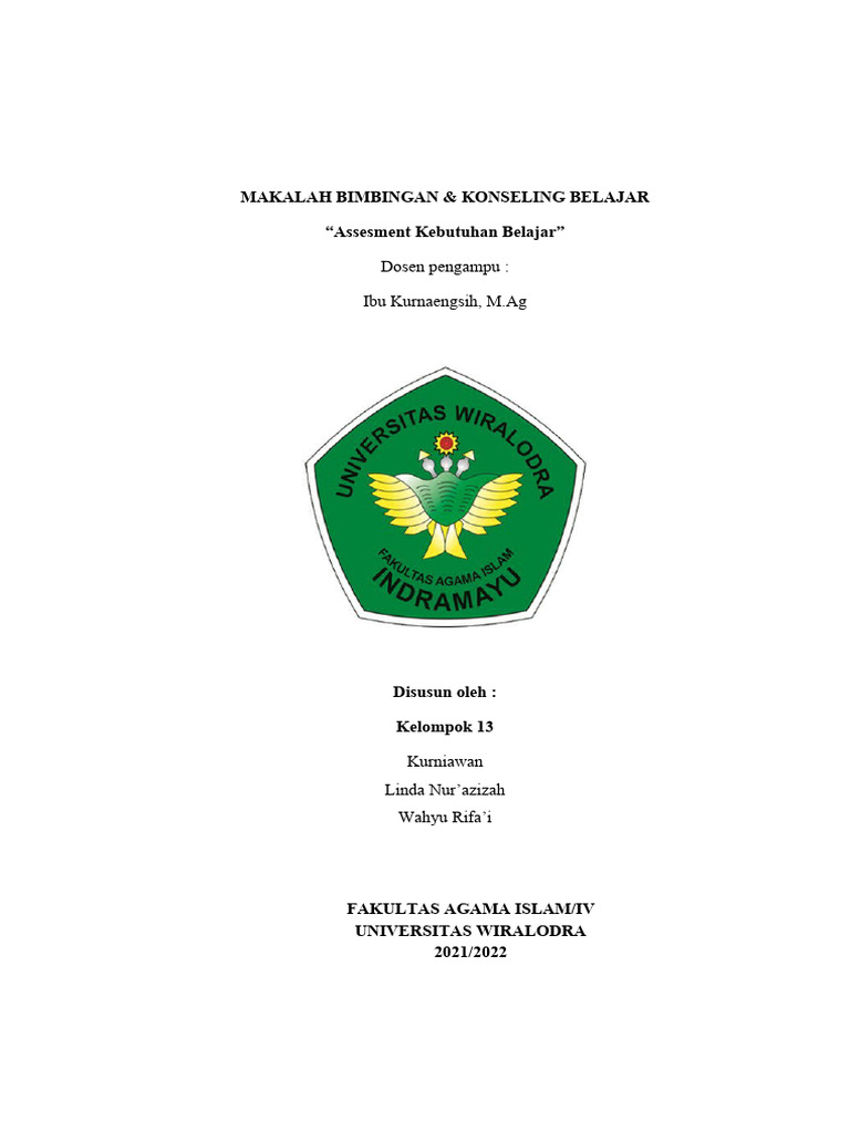 Makalah BK Kel. 13. New | PDF