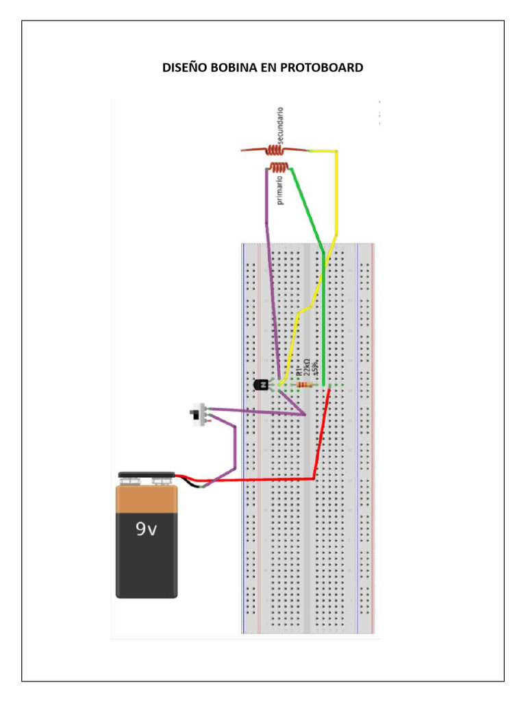 Diseño Bobina en Protoboard | PDF