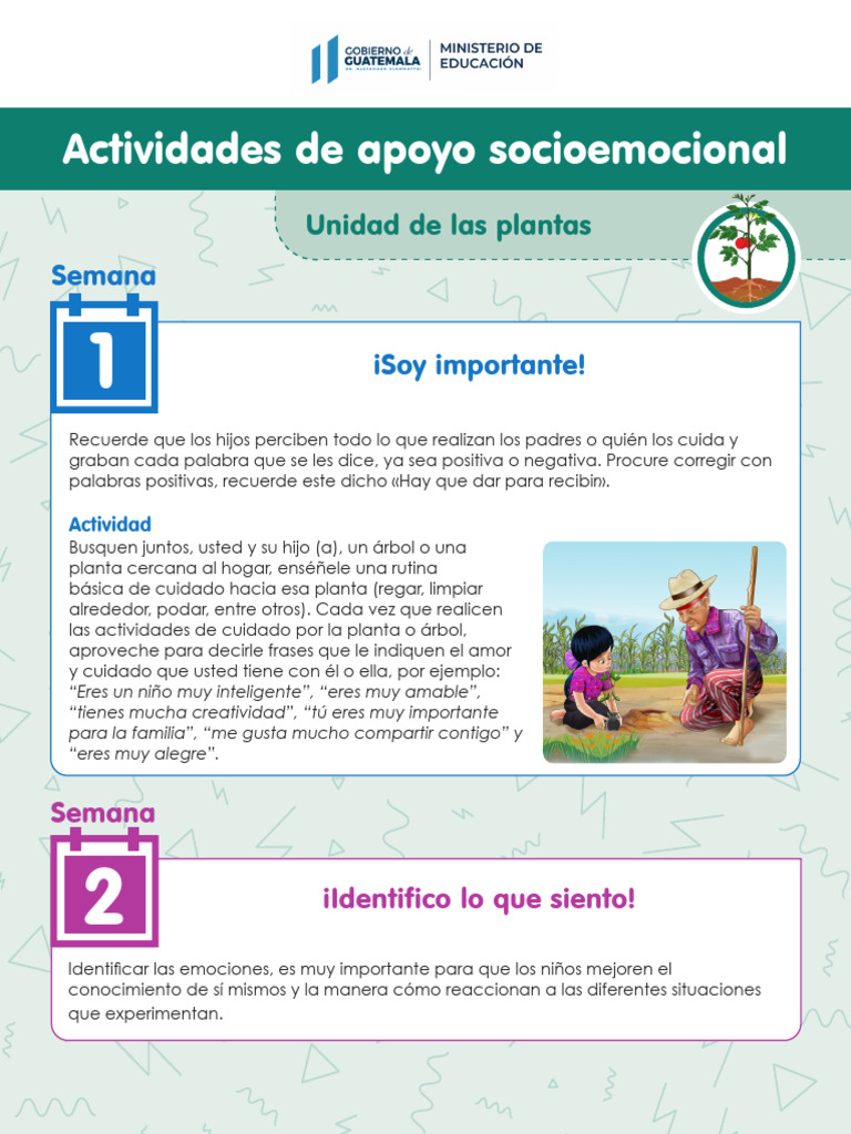 Actividades de Apoyo Socioemocional Infantil | PDF | Las emociones