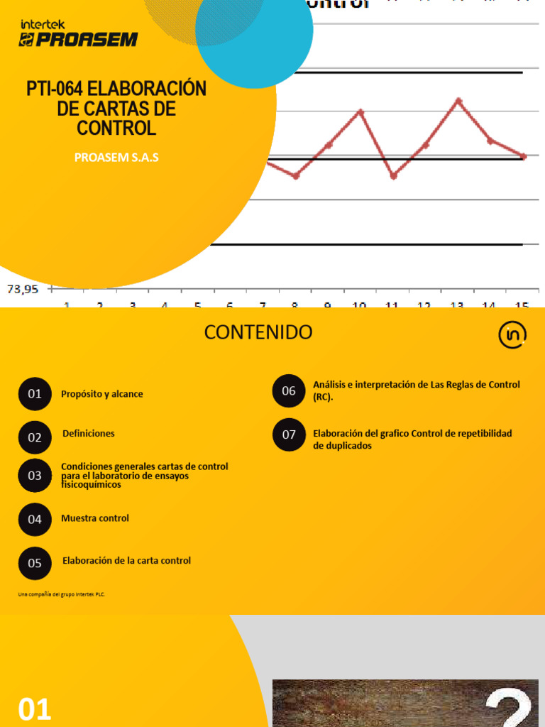 PTI-064 Elaboración de Cartas Control | PDF | Desviación Estándar ...