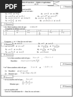 Exercices d'équations et inéquations 3AC | PDF | Formes géométriques ...