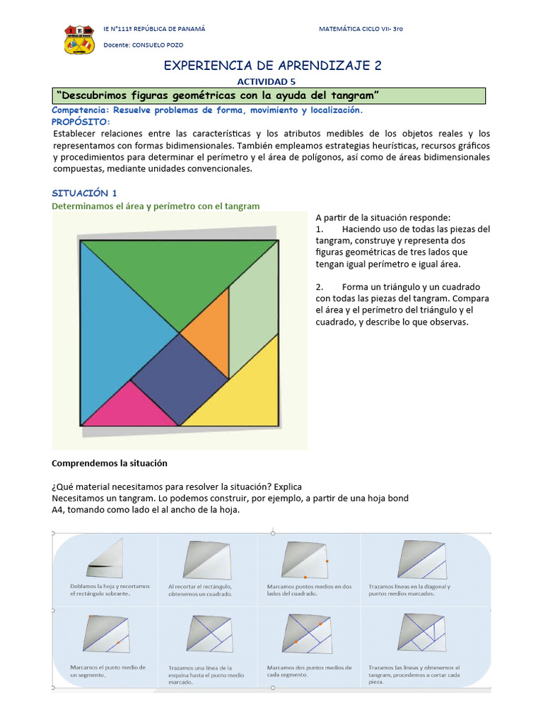 Cp-Exp 2 - Act 5 - 3° 2023 | PDF | Triángulo | Heurístico